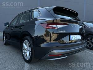 Black Skoda Enyaq iV 2021 in Riga, with an engine capacity of 0.00 L and mileage of 272 thousand km for 20990 €, photo 4 on AUTOMOTO.COM.LV