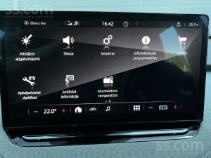 Black Skoda Enyaq iV 2021 in Riga, with an engine capacity of 0.00 L and mileage of 272 thousand km for 20990 €, photo 16 on AUTOMOTO.COM.LV