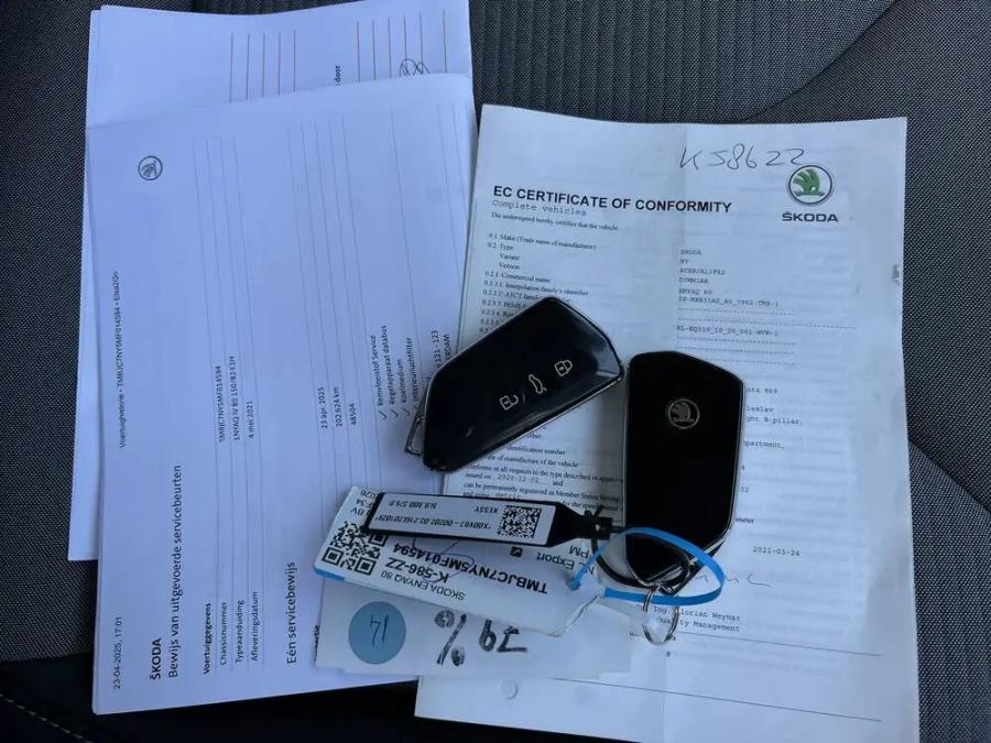 Melns Skoda Enyaq iV 2021 Rīga, ar dzinēja tilpumu 0.00 L un nobraukumu 272 tūkst. km par 20990 €, foto 26 vietnē AUTOMOTO.COM.LV