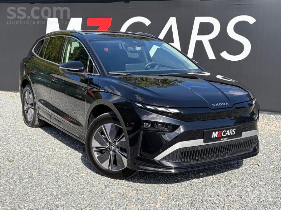 Black Skoda Enyaq iV 2026 in Riga, with an engine capacity of 0.00 L and mileage of 3 thousand km for 42990 €, photo 3 on AUTOMOTO.COM.LV