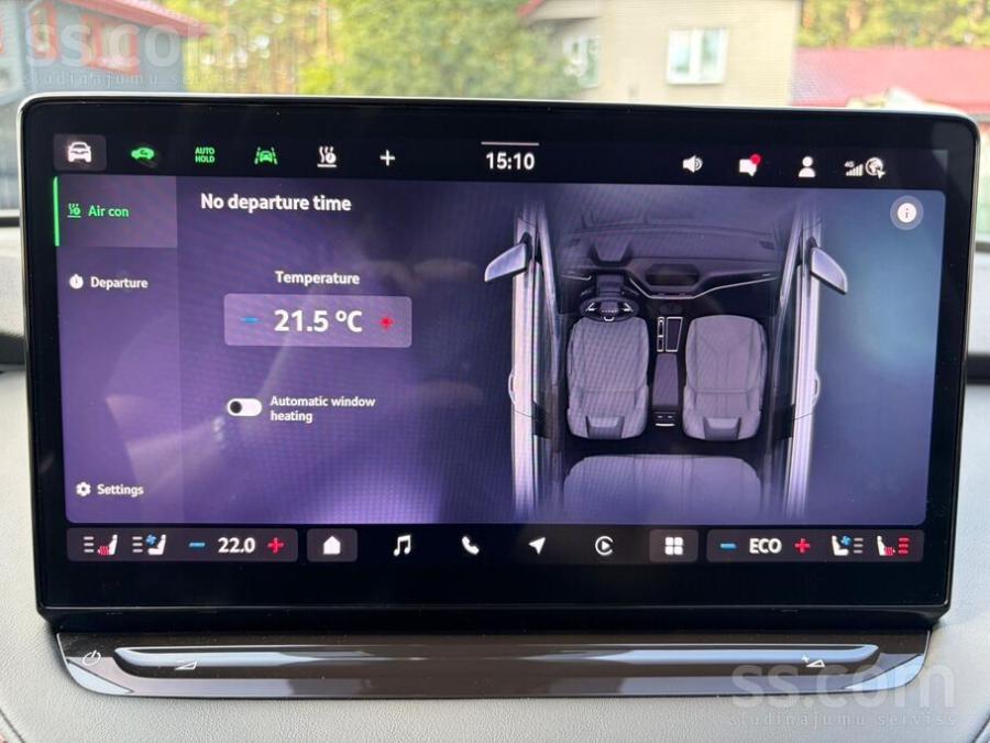 Black Skoda Enyaq iV 2026 in Riga, with an engine capacity of 0.00 L and mileage of 3 thousand km for 42990 €, photo 21 on AUTOMOTO.COM.LV