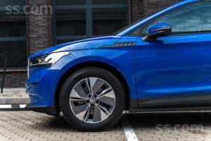 Blue Skoda Enyaq iV 2021 in Riga, with an engine capacity of 0.00 L and mileage of 49 thousand km for 26490 €, photo 10 on AUTOMOTO.COM.LV
