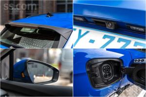 Blue Skoda Enyaq iV 2021 in Riga, with an engine capacity of 0.00 L and mileage of 49 thousand km for 26490 €, photo 16 on AUTOMOTO.COM.LV