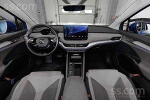 Blue Skoda Enyaq iV 2021 in Riga, with an engine capacity of 0.00 L and mileage of 135 thousand km for 23990 €, photo 12 on AUTOMOTO.COM.LV