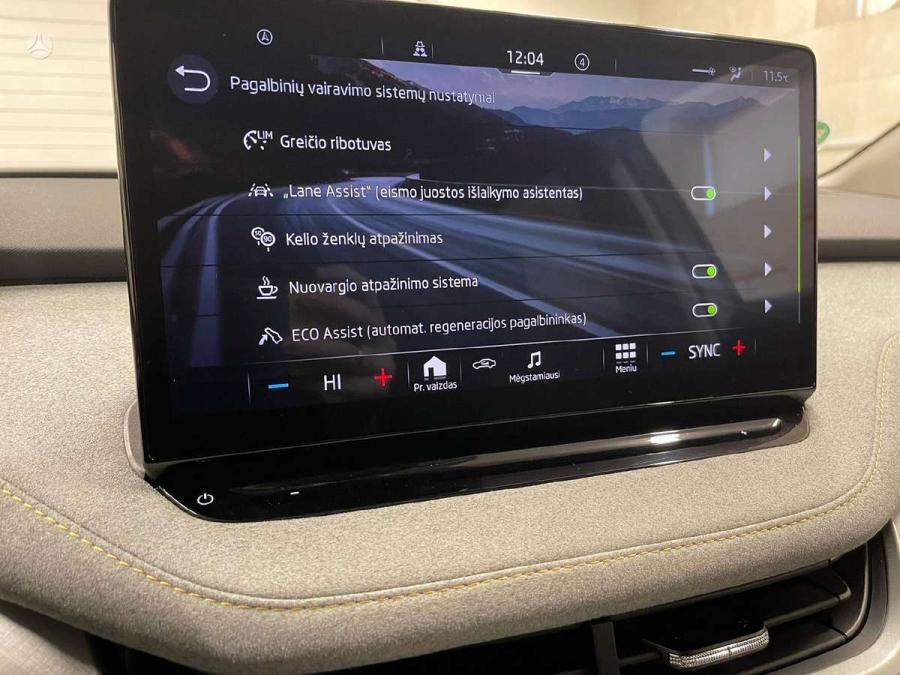 Синий Шкода Enyaq iV 2022 в Мариямполе, объемом двигателя 0.00 л и пробегом 127 тыс. км за 22989 €, фото 14 на AUTOMOTO.COM.LV