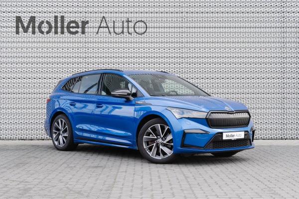 Шкода Enyaq iV 2022 в Марупе на AUTOMOTO.COM.LV Синий Шкода Enyaq iV 2022 в Марупе, объемом двигателя 0.00 л и пробегом 77 тыс. км за 41500 €, фото 3 на AUTOMOTO.COM.LV