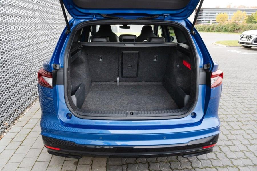 Blue Skoda Enyaq iV 2022 in Marupe, with an engine capacity of 0.00 L and mileage of 77 thousand km for 41500 €, photo 29 on AUTOMOTO.COM.LV