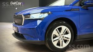 Blue Skoda Enyaq iV 2023 in Riga, with an engine capacity of 0.00 L and mileage of 6 thousand km for 26900 €, photo  on AUTOMOTO.COM.LV