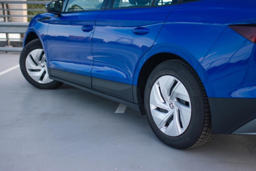 Zils Skoda Enyaq iV 2023 Rīga, ar dzinēja tilpumu 0.00 L un nobraukumu 25 tūkst. km par 20000 €, foto 14 vietnē AUTOMOTO.COM.LV