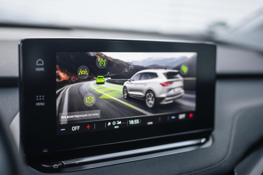 Zils Skoda Enyaq iV 2023 Rīga, ar dzinēja tilpumu 0.00 L un nobraukumu 25 tūkst. km par 20000 €, foto 18 vietnē AUTOMOTO.COM.LV