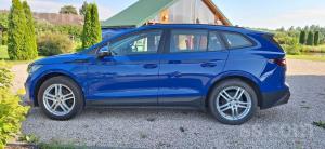 Blue Skoda Enyaq iV 2023 in Riga, with an engine capacity of 0.00 L and mileage of 47 thousand km for 26500 €, photo 6 on AUTOMOTO.COM.LV
