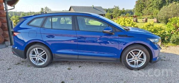 Zils Skoda Enyaq iV 2023 Rīga, ar dzinēja tilpumu 0.00 L un nobraukumu 47 tūkst. km par 26500 €, foto 6 vietnē AUTOMOTO.COM.LV