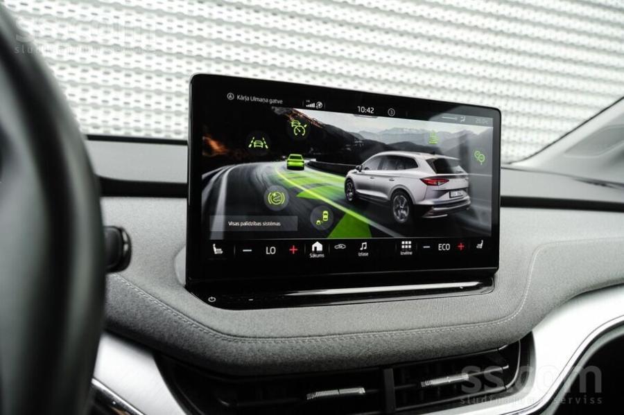 Zils Skoda Enyaq iV 2023 Rīga, ar dzinēja tilpumu 0.00 L un nobraukumu 91 tūkst. km par 37750 €, foto 17 vietnē AUTOMOTO.COM.LV