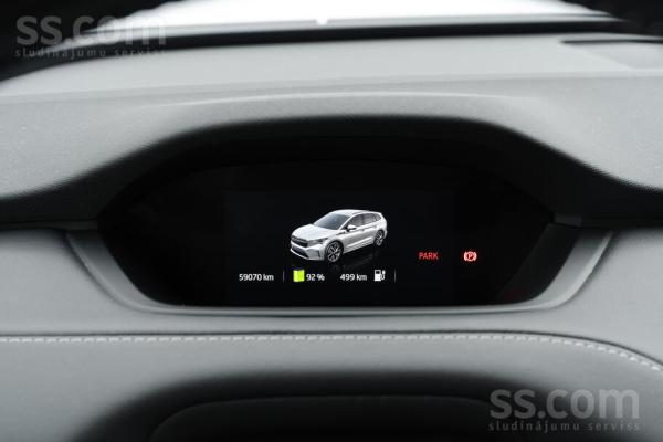 Skoda Enyaq iV 2023 RÄ«ga vietnÄ Zils Skoda Enyaq iV 2023 RÄ«ga, ar dzinÄja tilpumu 0.00 L un nobraukumu 42 tÅ«kst. km par 32900 ā¬, foto 9 vietnÄ AUTOMOTO.COM.LV