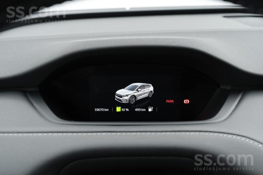 Zils Skoda Enyaq iV 2023 Rīga, ar dzinēja tilpumu 0.00 L un nobraukumu 42 tūkst. km par 32900 €, foto 9 vietnē AUTOMOTO.COM.LV