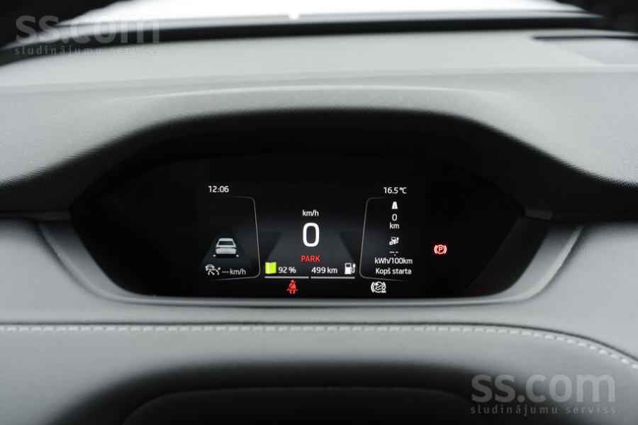 Zils Skoda Enyaq iV 2023 Rīga, ar dzinēja tilpumu 0.00 L un nobraukumu 42 tūkst. km par 32900 €, foto 10 vietnē AUTOMOTO.COM.LV