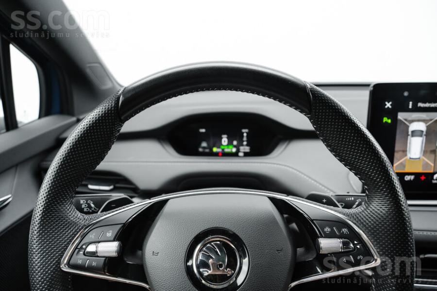 Zils Skoda Enyaq iV 2023 Rīga, ar dzinēja tilpumu 0.00 L un nobraukumu 42 tūkst. km par 32900 €, foto 11 vietnē AUTOMOTO.COM.LV