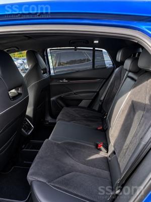 Blue Skoda Enyaq iV 2023 in Riga, with an engine capacity of 0.00 L and mileage of 0 thousand km for 29900 €, photo 28 on AUTOMOTO.COM.LV