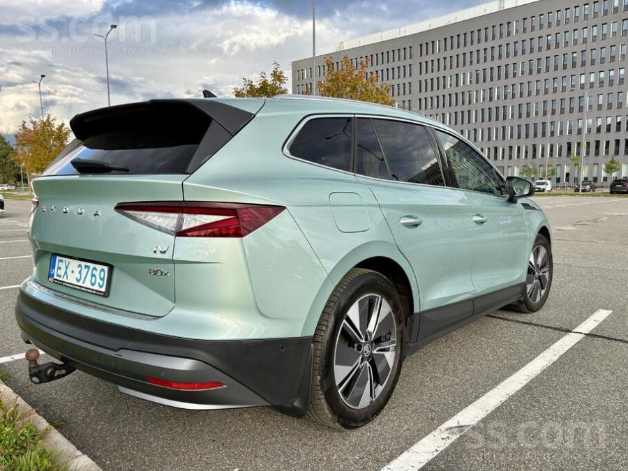 Zils Skoda Enyaq iV 2022 Rīga, ar dzinēja tilpumu 0.00 L un nobraukumu 164 tūkst. km par 24950 €, foto 3 vietnē AUTOMOTO.COM.LV