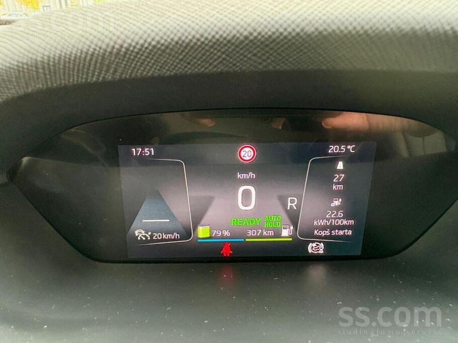 Zils Skoda Enyaq iV 2022 Rīga, ar dzinēja tilpumu 0.00 L un nobraukumu 164 tūkst. km par 24950 €, foto 4 vietnē AUTOMOTO.COM.LV