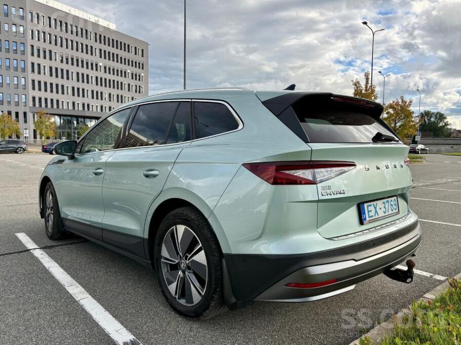 Zils Skoda Enyaq iV 2022 Rīga, ar dzinēja tilpumu 0.00 L un nobraukumu 164 tūkst. km par 24950 €, foto 9 vietnē AUTOMOTO.COM.LV