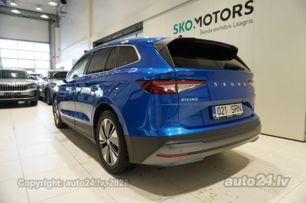 Zils Skoda Enyaq iV 2023 Tallina, ar dzinēja tilpumu 0.00 L un nobraukumu 137 tūkst. km par 39500 €, foto 2 vietnē AUTOMOTO.COM.LV
