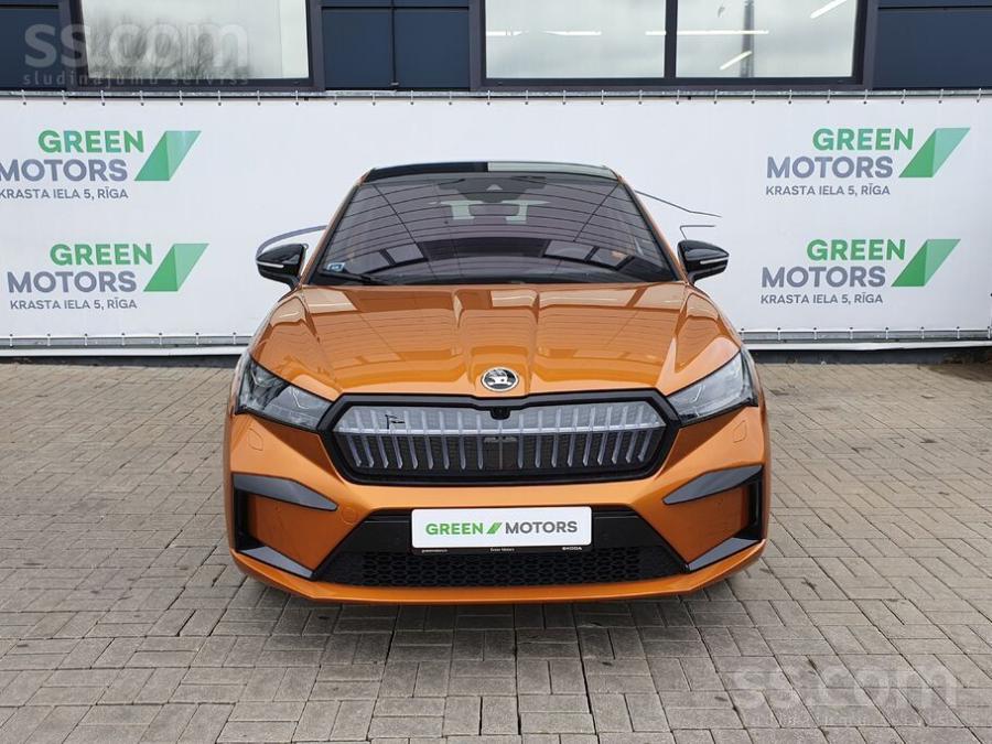 Brūns Skoda Enyaq iV 2023 Rīga, ar dzinēja tilpumu 0.00 L un nobraukumu 15 tūkst. km par 50900 €, foto 2 vietnē AUTOMOTO.COM.LV