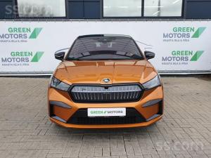 Brown Skoda Enyaq iV 2023 in Riga, with an engine capacity of 0.00 L and mileage of 15 thousand km for 49900 €, photo 6 on AUTOMOTO.COM.LV
