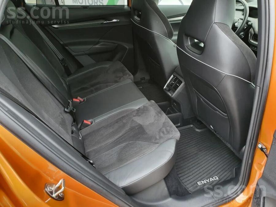 Brown Skoda Enyaq iV 2023 in Riga, with an engine capacity of 0.00 L and mileage of 15 thousand km for 49900 €, photo 14 on AUTOMOTO.COM.LV