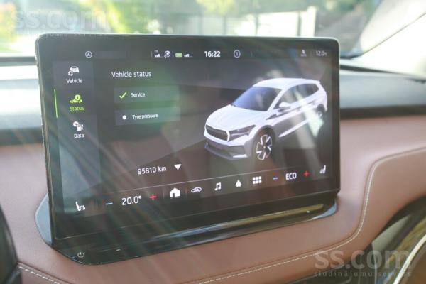 Skoda Enyaq iV 2021 in Riga, with an engine capacity of 0.00 L and mileage of 96 thousand km for 29900 €, photo 11 on AUTOMOTO.COM.LV