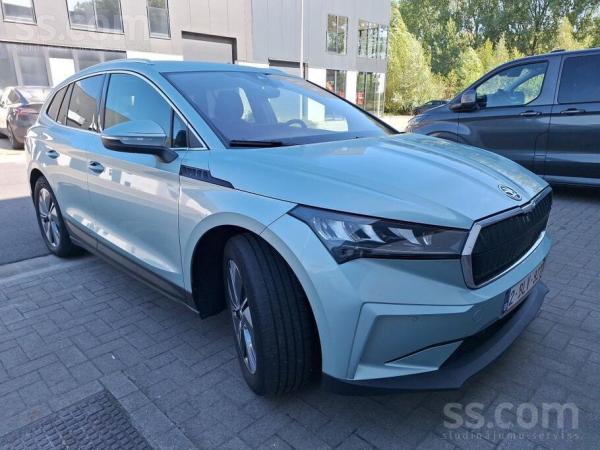 Skoda Enyaq iV 2022 Ogre vietnē Skoda Enyaq iV 2022 Ogre, ar dzinēja tilpumu 0.00 L un nobraukumu 116 tūkst. km par 27570 €, foto 1 vietnē AUTOMOTO.COM.LV