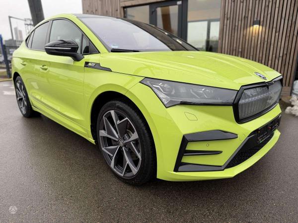 Zaļš Skoda Enyaq iV 2022 Viļņa, ar dzinēja tilpumu 0.00 L un nobraukumu 157 tūkst. km par 29650 €, foto 1 vietnē AUTOMOTO.COM.LV