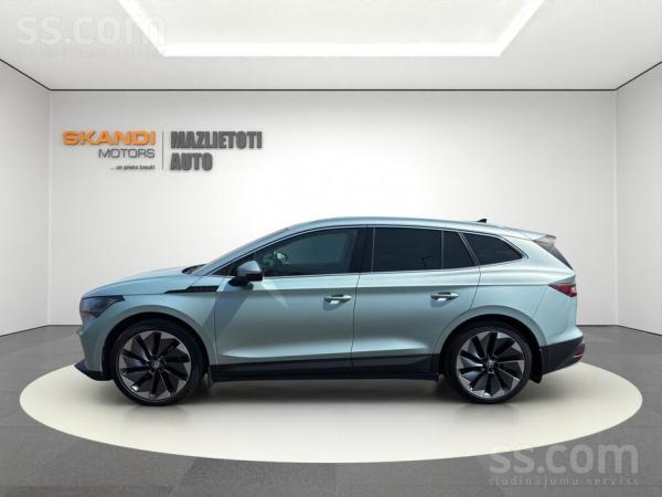 Green Skoda Enyaq iV 2021 in Riga, with an engine capacity of 0.00 L and mileage of 125 thousand km for 25990 €, photo 3 on AUTOMOTO.COM.LV