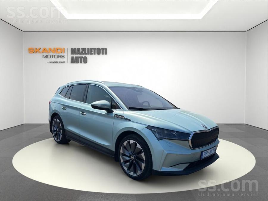 Зеленый Шкода Enyaq iV 2021 в Рига, объемом двигателя 0.00 л и пробегом 125 тыс. км за 25990 €, фото 9 на AUTOMOTO.COM.LV