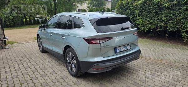 Zaļš Skoda Enyaq iV 2023 Ogre, ar dzinēja tilpumu 0.00 L un nobraukumu 53 tūkst. km par 37000 €, foto 3 vietnē AUTOMOTO.COM.LV