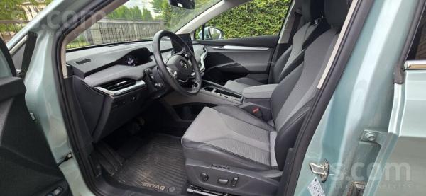 Zaļš Skoda Enyaq iV 2023 Ogre, ar dzinēja tilpumu 0.00 L un nobraukumu 53 tūkst. km par 37000 €, foto 5 vietnē AUTOMOTO.COM.LV