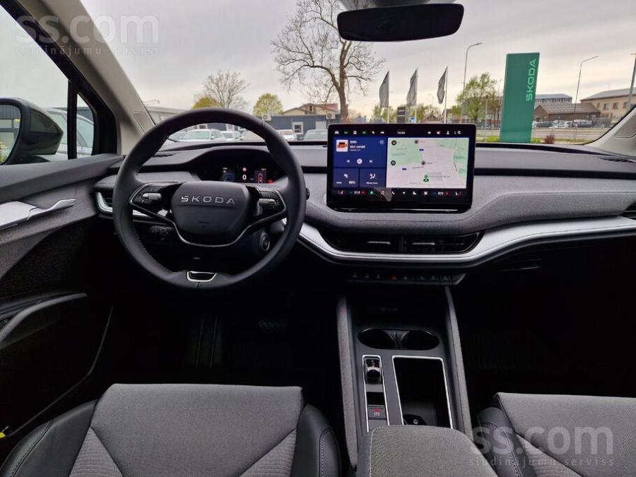 Green Skoda Enyaq iV 2026 in Jelgava, with an engine capacity of 0.00 L and mileage of 5 thousand km for 44500 €, photo 11 on AUTOMOTO.COM.LV