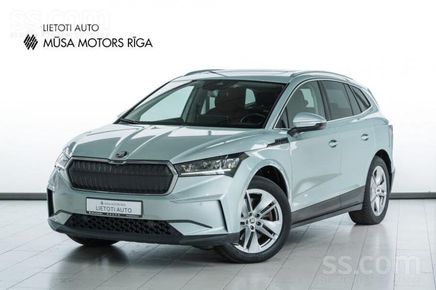 Зеленый Шкода Enyaq iV 2021 в Рига, объемом двигателя 0.00 л и пробегом 152 тыс. км за 24900 €, фото 1 на AUTOMOTO.COM.LV
