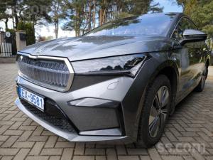 Grey Skoda Enyaq iV 2023 in Riga, with an engine capacity of 0.00 L and mileage of 15 thousand km for 34900 €, photo 21 on AUTOMOTO.COM.LV