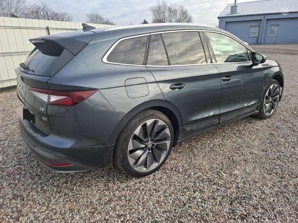 Grey Skoda Enyaq iV 2021 in Kaunas, with an engine capacity of 0.00 L and mileage of 186 thousand km for 14999 €, photo 3 on AUTOMOTO.COM.LV