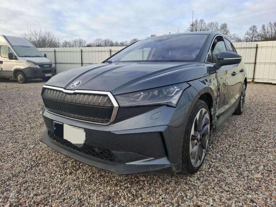 Pelēks Skoda Enyaq iV 2021 Kauņa, ar dzinēja tilpumu 0.00 L un nobraukumu 186 tūkst. km par 14999 €, foto 6 vietnē AUTOMOTO.COM.LV