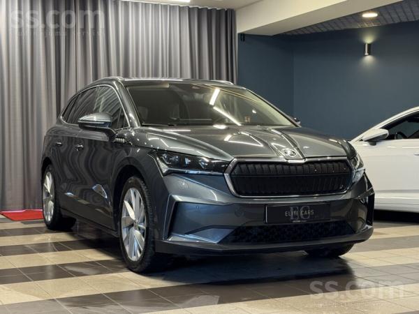 Pelēks Skoda Enyaq iV 2021 Rīga, ar dzinēja tilpumu 0.00 L un nobraukumu 82 tūkst. km par 26990 €, foto 3 vietnē AUTOMOTO.COM.LV