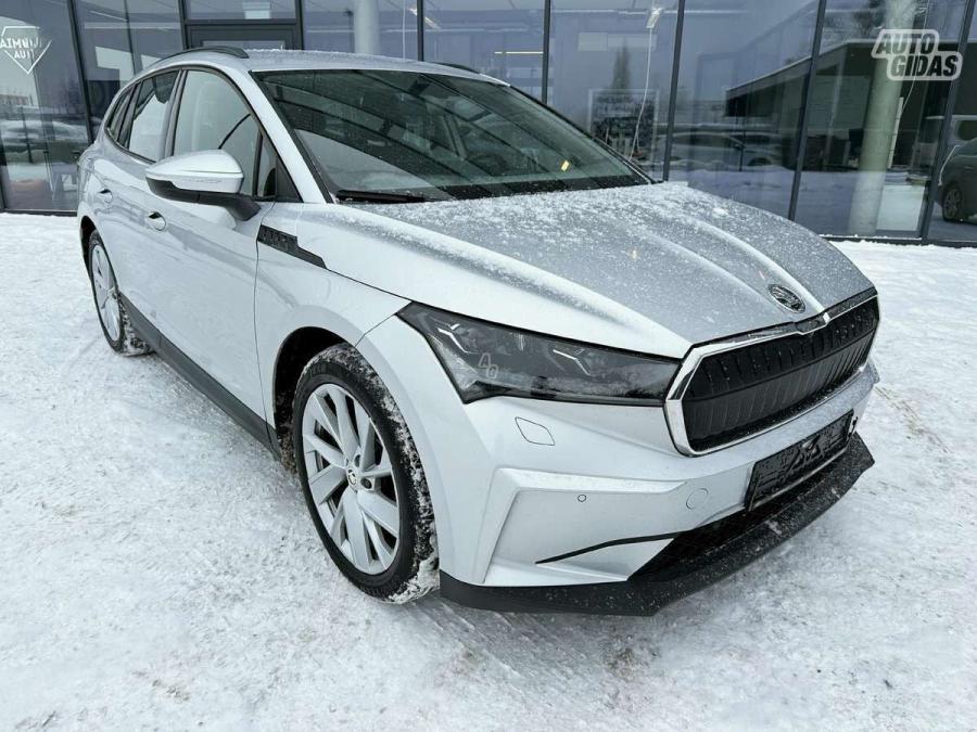 Pelēks Skoda Enyaq iV 2021 Kauņa, ar dzinēja tilpumu 0.00 L un nobraukumu 187 tūkst. km par 15900 €, foto 2 vietnē AUTOMOTO.COM.LV