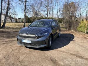 Grey Skoda Enyaq iV 2021 in Riga, with an engine capacity of 0.00 L and mileage of 156 thousand km for 19900 €, photo  on AUTOMOTO.COM.LV