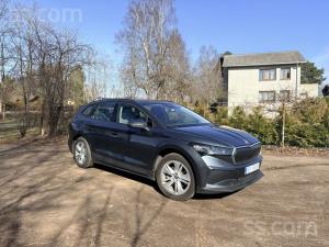 Grey Skoda Enyaq iV 2021 in Riga, with an engine capacity of 0.00 L and mileage of 156 thousand km for 18900 €, photo 2 on AUTOMOTO.COM.LV