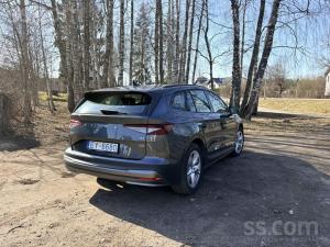Grey Skoda Enyaq iV 2021 in Riga, with an engine capacity of 0.00 L and mileage of 156 thousand km for 18900 €, photo 4 on AUTOMOTO.COM.LV