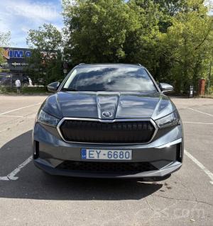 Grey Skoda Enyaq iV 2021 in Riga, with an engine capacity of 0.00 L and mileage of 160 thousand km for 16900 €, photo  on AUTOMOTO.COM.LV