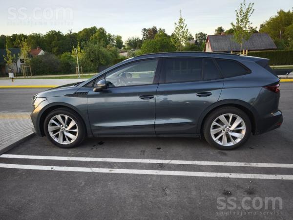 Pelēks Skoda Enyaq iV 2021 Ogre, ar dzinēja tilpumu 0.00 L un nobraukumu 121 tūkst. km par 20500 €, foto 2 vietnē AUTOMOTO.COM.LV