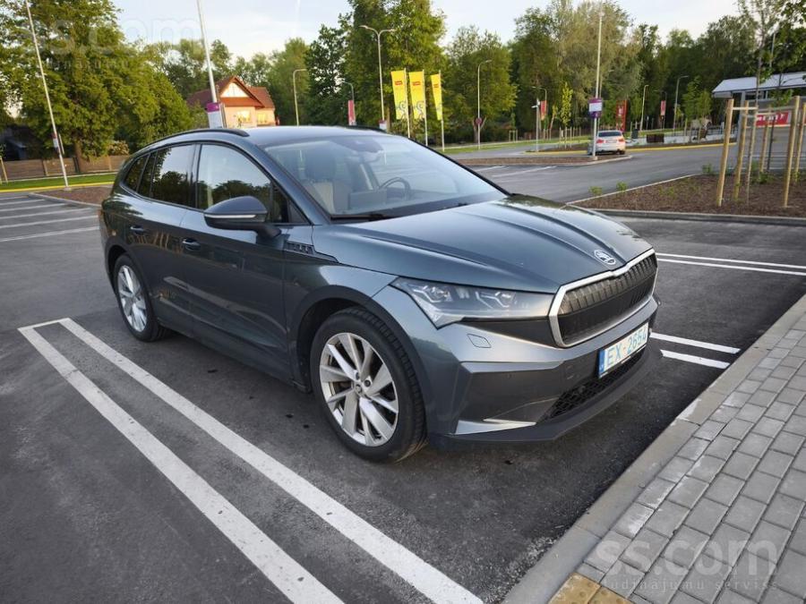 Серый Шкода Enyaq iV 2021 в Огре, объемом двигателя 0.00 л и пробегом 121 тыс. км за 20500 €, фото 4 на AUTOMOTO.COM.LV