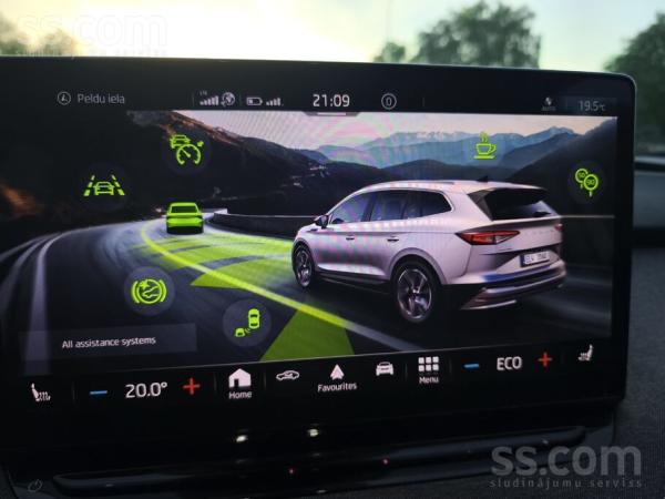 Pelēks Skoda Enyaq iV 2021 Ogre, ar dzinēja tilpumu 0.00 L un nobraukumu 121 tūkst. km par 20500 €, foto 9 vietnē AUTOMOTO.COM.LV